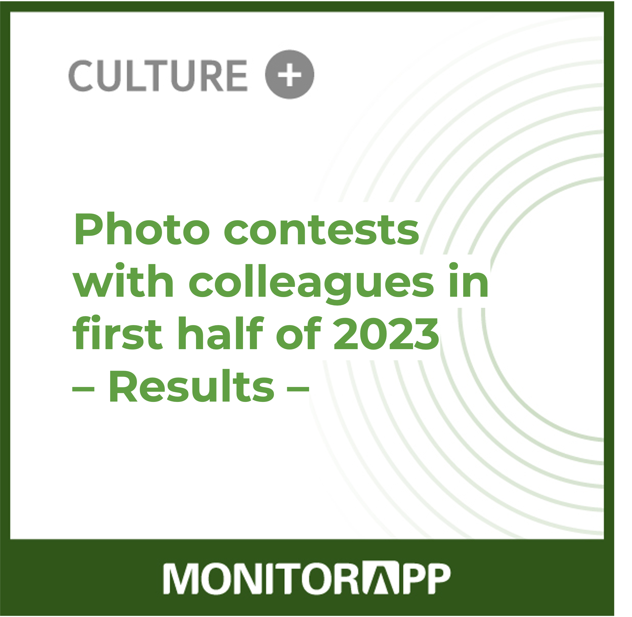 Photo contests with colleagues in first half of 2023 – Results ...